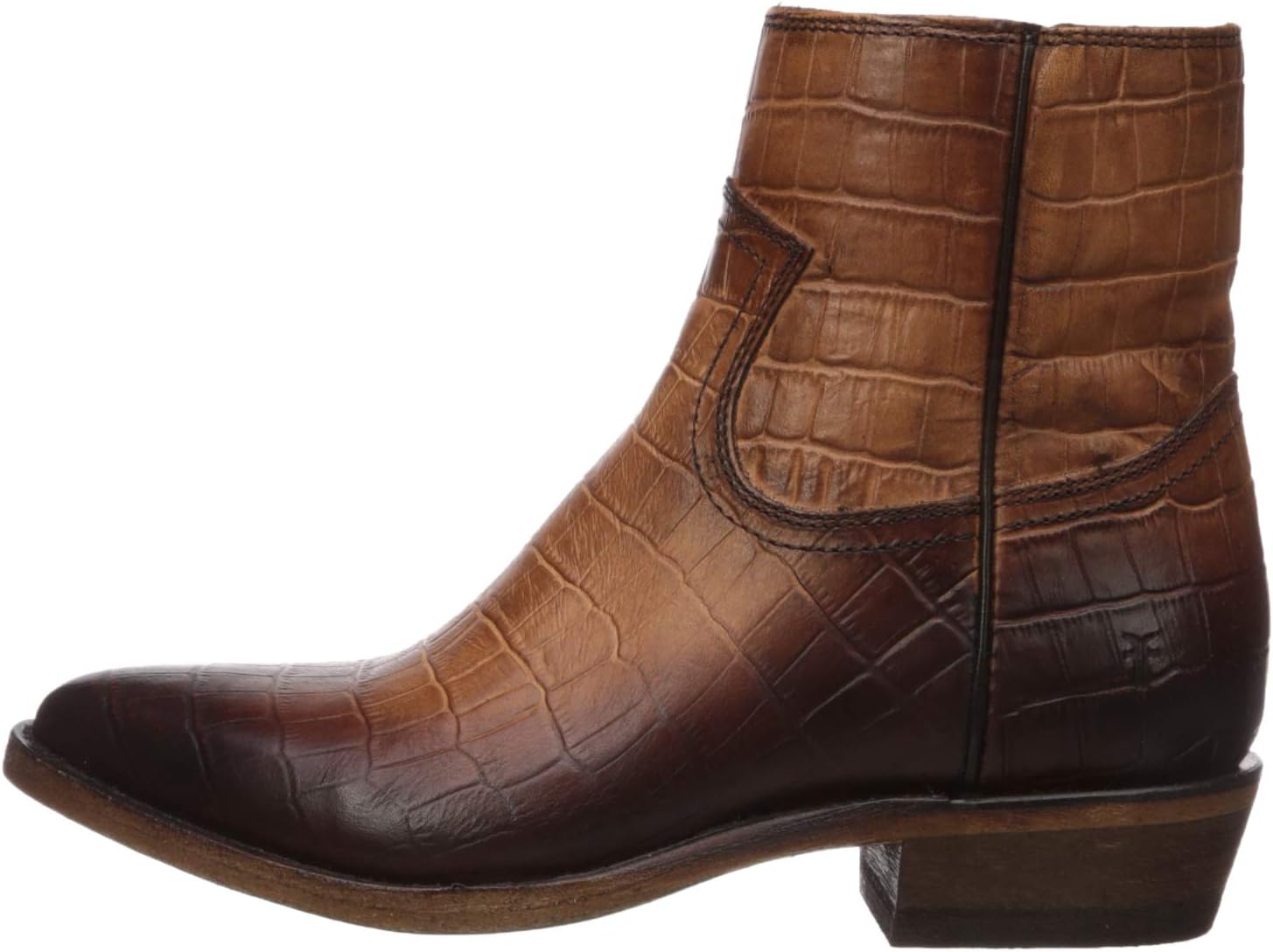 Frye Billy Inside Zip Booties for Women Crafted from Antiqued Leather ...