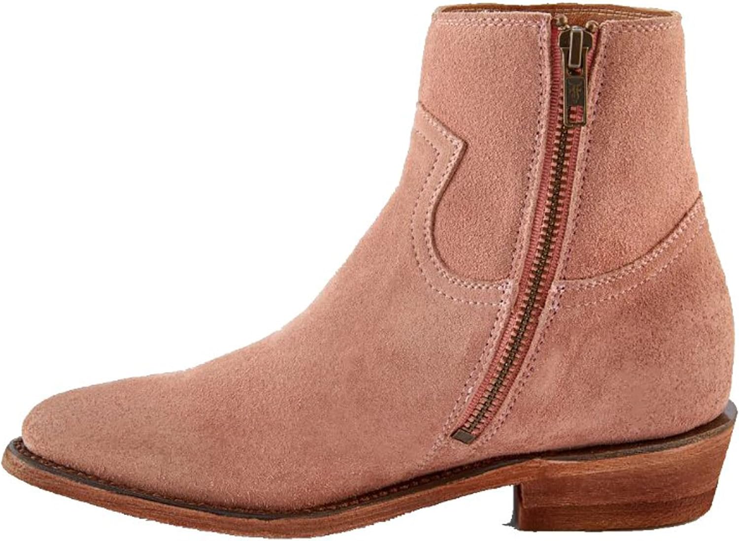 Frye Billy Inside Zip Booties for Women Crafted from Antiqued Leather ...