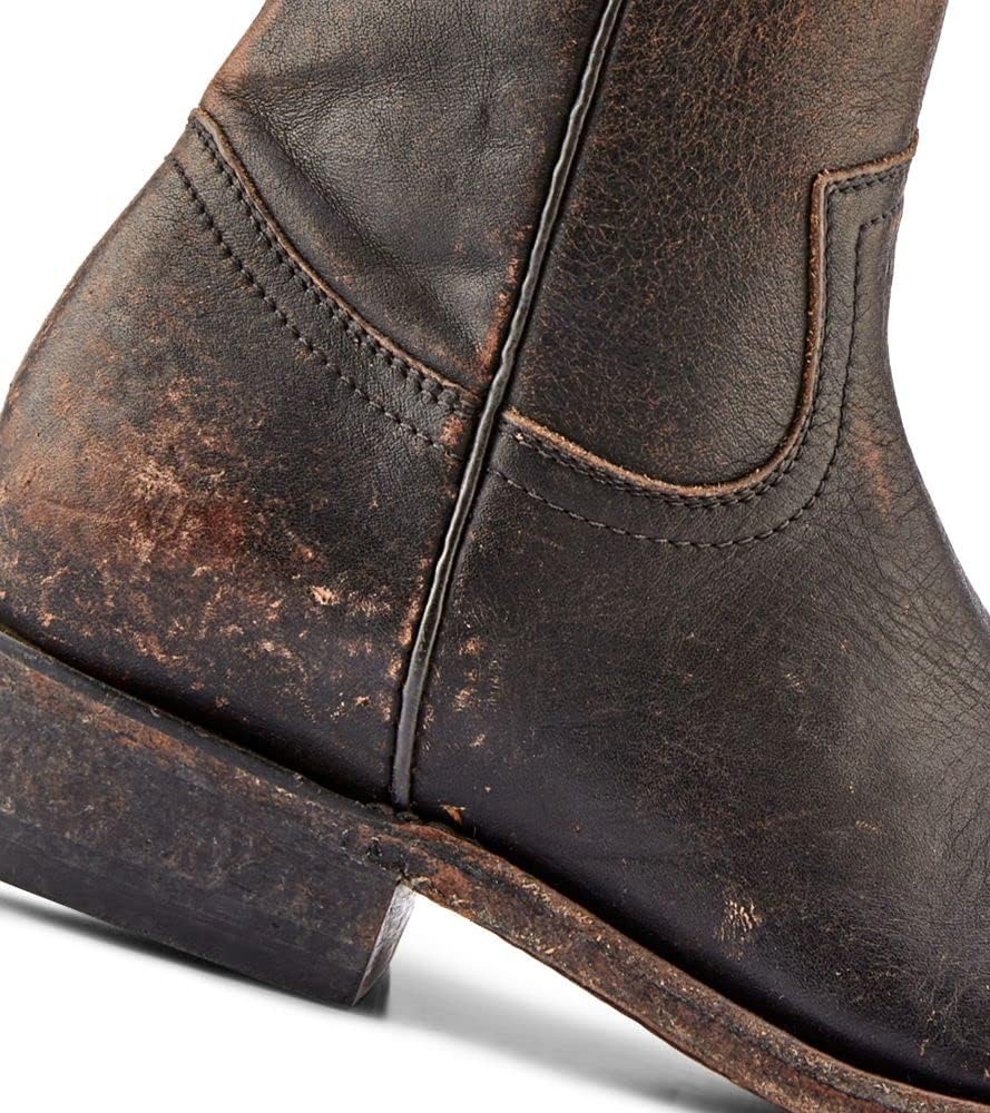 Frye Billy Inside Zip Booties for Women Crafted from Antiqued Leather ...