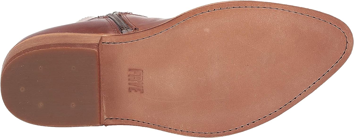 Frye Billy Inside Zip Booties for Women Crafted from Antiqued Leather ...