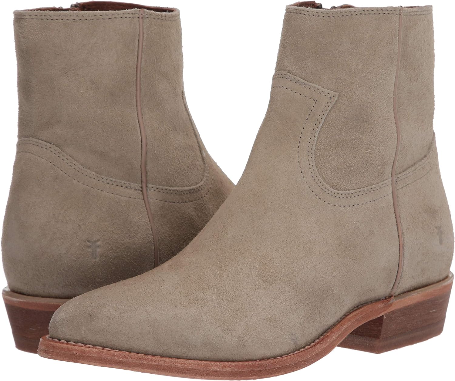 Frye Billy Inside Zip Booties for Women Crafted from Antiqued Leather ...