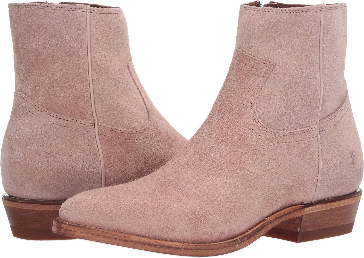 Frye Billy Inside Zip Booties for Women Crafted from Antiqued Leather ...