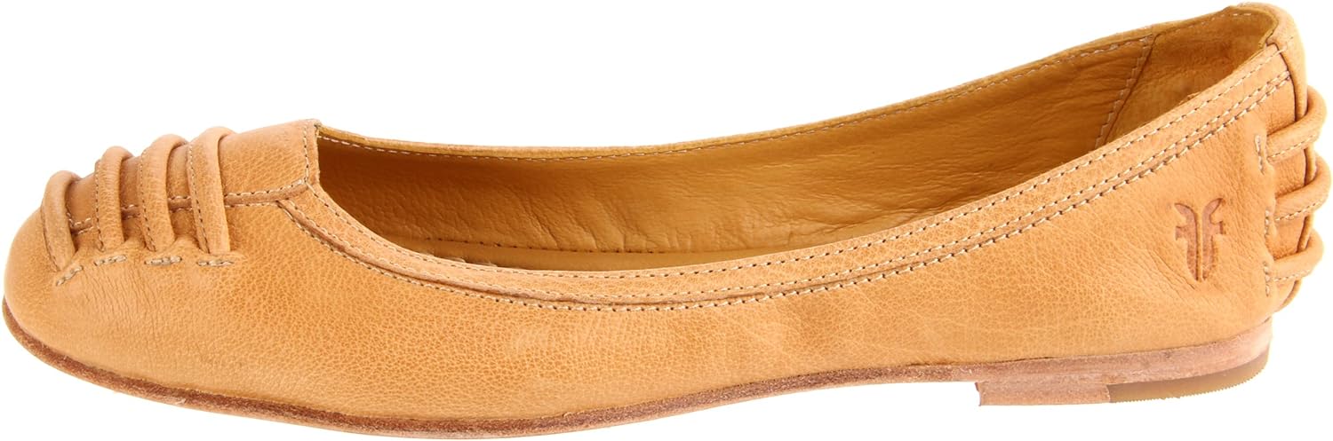 Frye Carson Ballet Flats for Women Featuring Premium Tumbled Leather ...