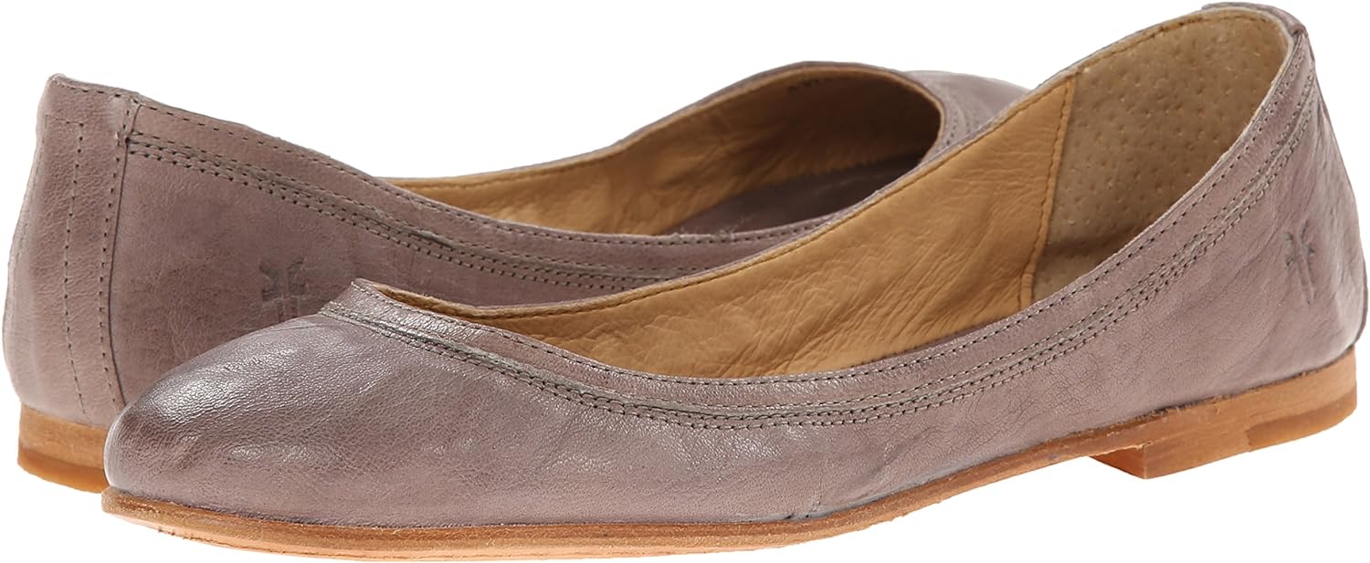 Frye Carson Ballet Flats for Women Featuring Premium Tumbled Leather ...