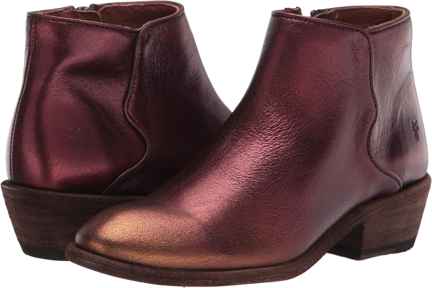 Frye Carson Piping Booties for Women Made from Soft Full-Grain Leather ...