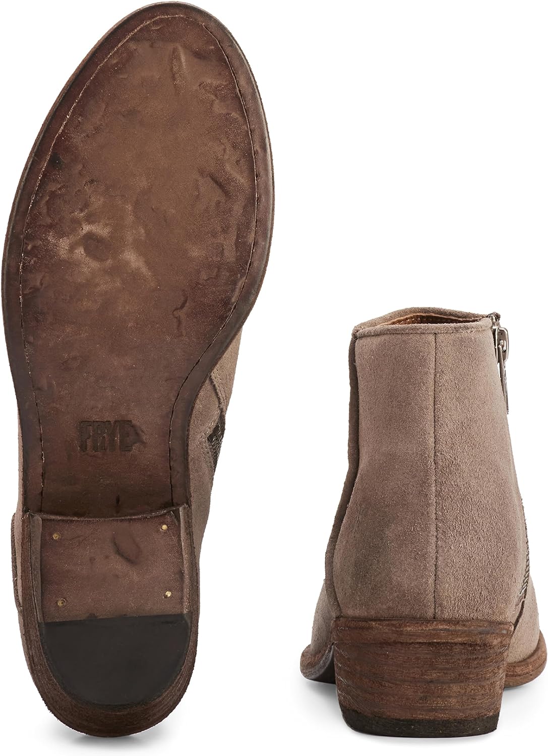 Frye Carson Piping Booties for Women Made from Soft Full-Grain Leather ...