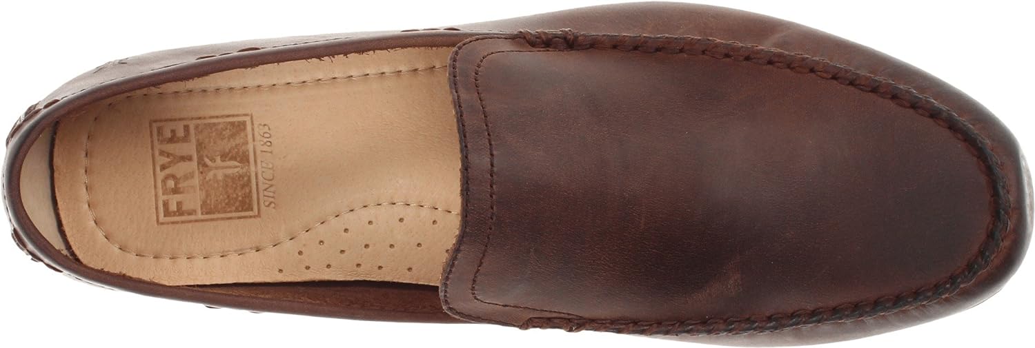 Frye Lewis Venetian Loafers for Men Hand-Crafted with Antique Pull-Up ...