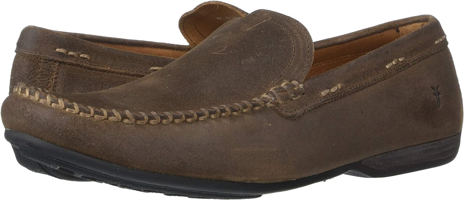 Frye Lewis Venetian Loafers for Men Hand-Crafted with Antique Pull-Up ...