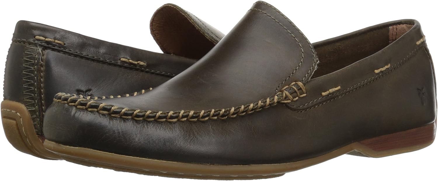 Frye Lewis Venetian Loafers for Men Hand-Crafted with Antique Pull-Up ...