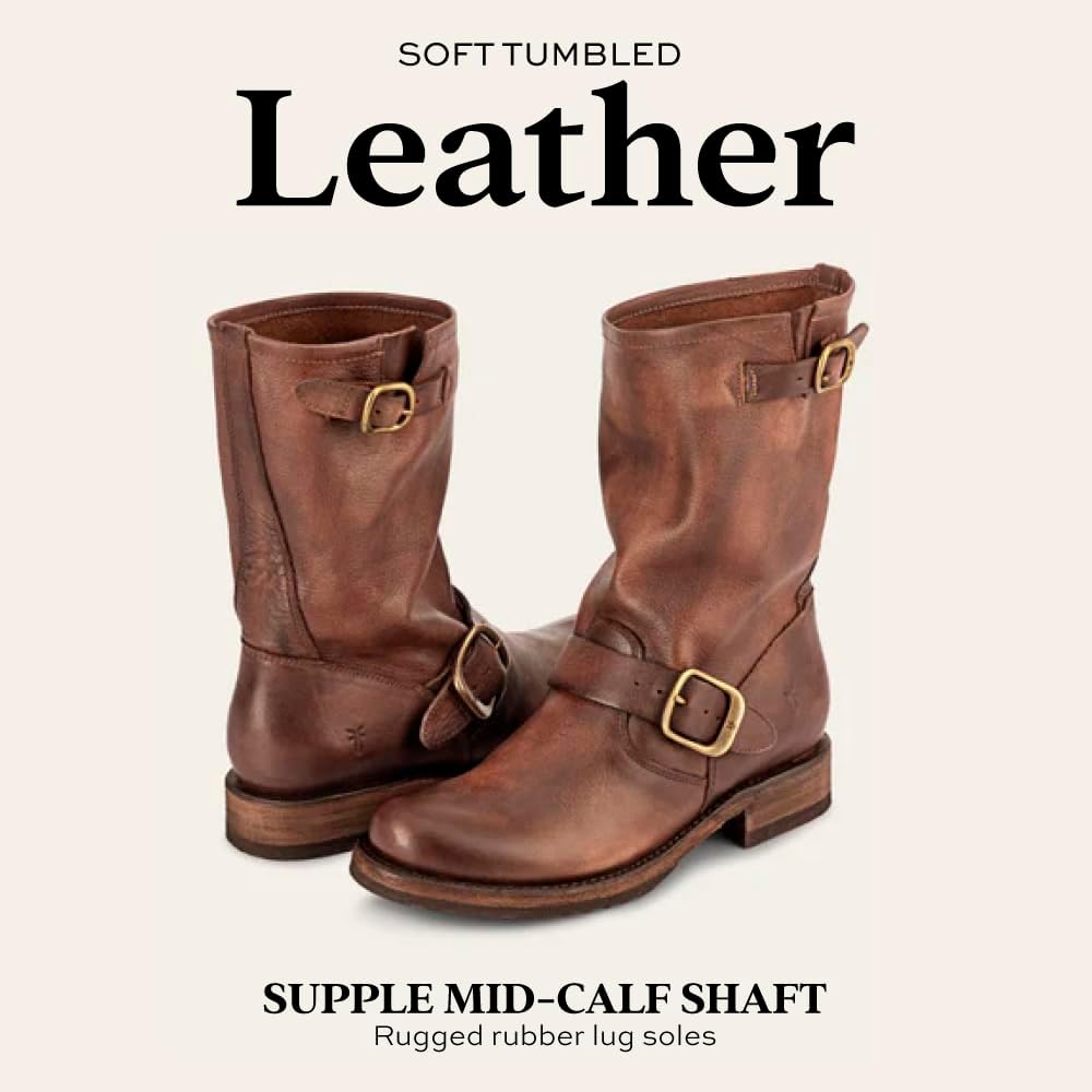 Frye Veronica Short Boots for Women Made from Full-Grain Leather with ...