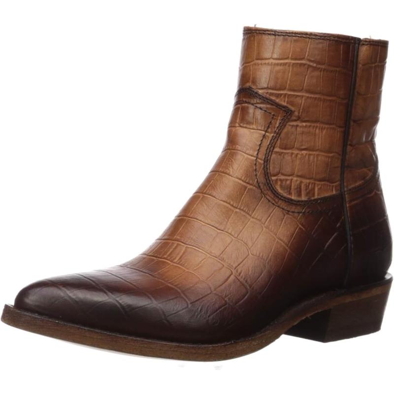 Frye Billy Inside Zip Booties for Women Crafted from Antiqued Leather ...