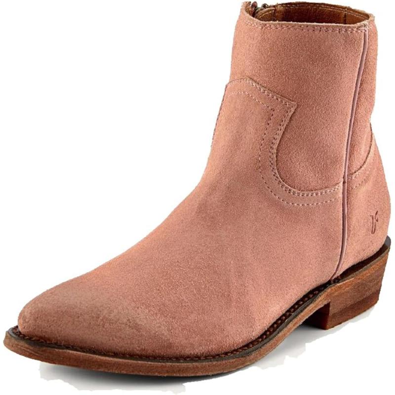 Frye Billy Inside Zip Booties for Women Crafted from Antiqued Leather ...