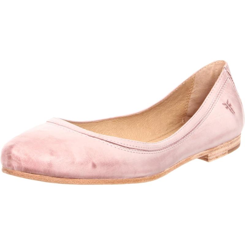 Frye Carson Ballet Flats for Women Featuring Premium Tumbled Leather ...