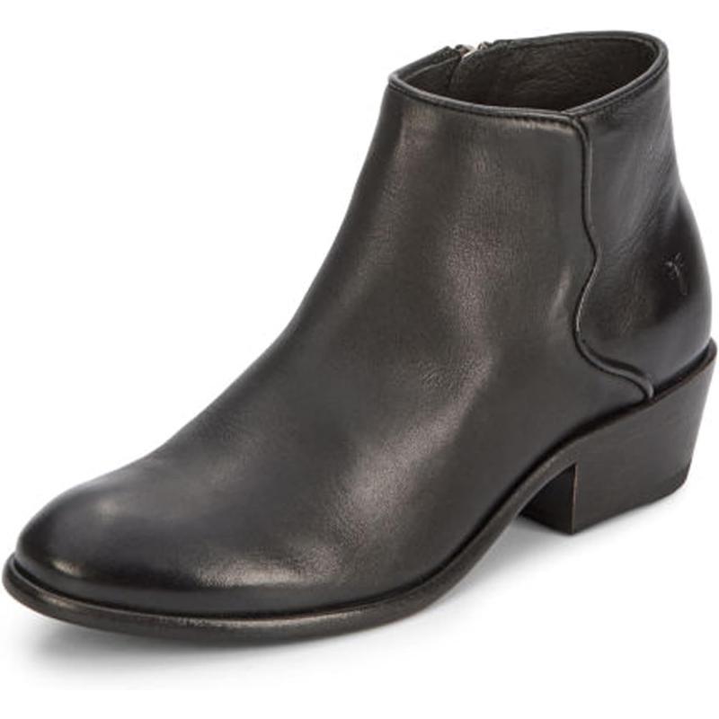 Frye Carson Piping Booties for Women Made from Soft Full-Grain Leather ...