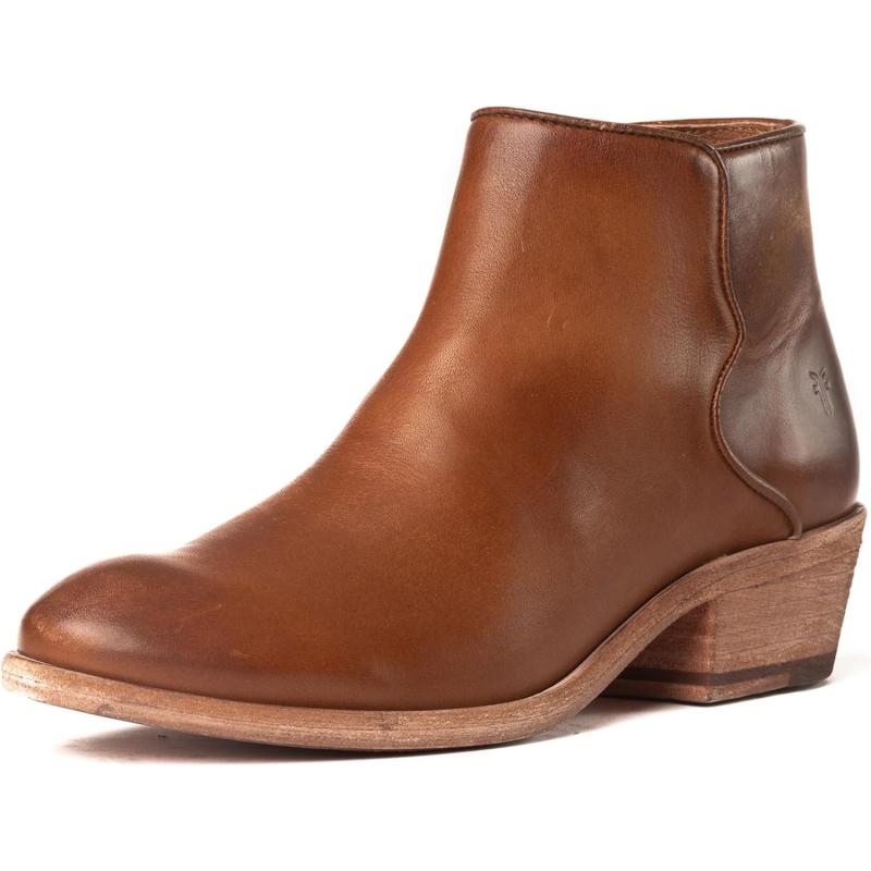 Frye Carson Piping Booties for Women Made from Soft Full-Grain Leather ...