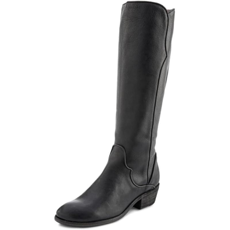 Frye Carson Piping Tall Boots for Women Made from Antiqued Pull-Up ...