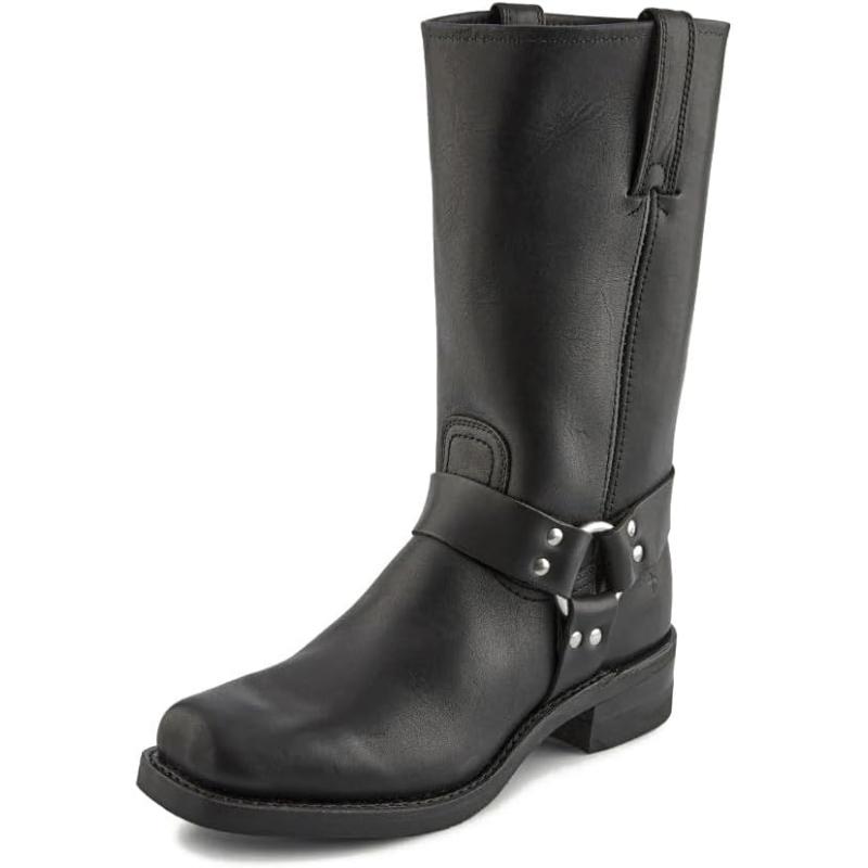 Frye Harness 12R Boots for Men with Oiled-Leather Upper, Goodyear Welt ...