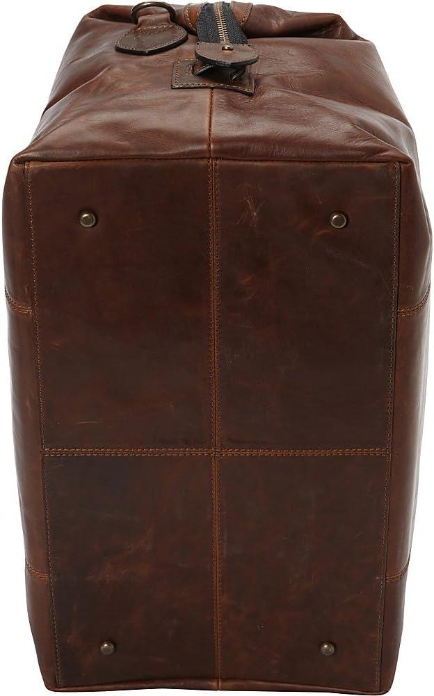 FRYE Men’s Logan Overnight Duffle Bag, Cognac, One Size(Cognac) - Frye