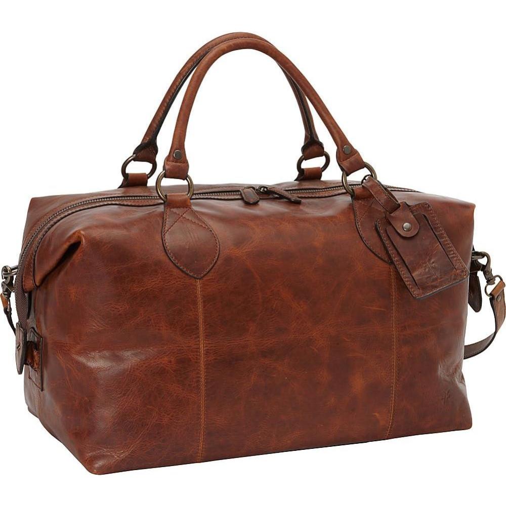 FRYE Men’s Logan Overnight Duffle Bag, Cognac, One Size(Cognac) - Frye